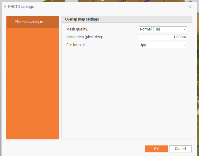 Photo overlap map [Aerial]
