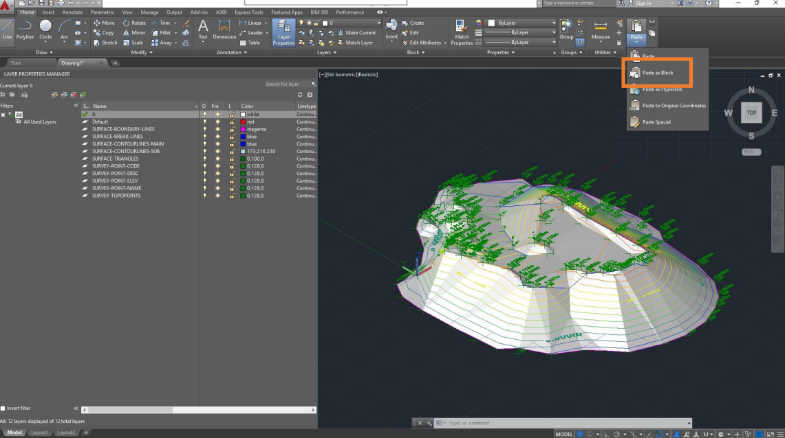 AutoCAD output tutorial