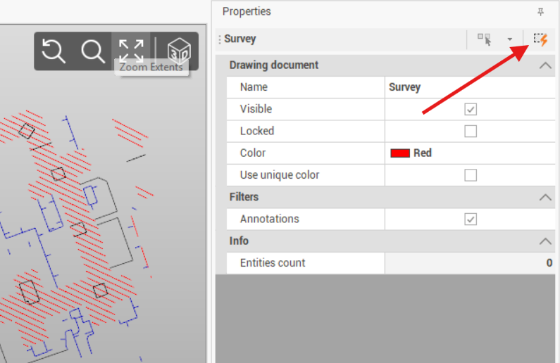 Quick select tool