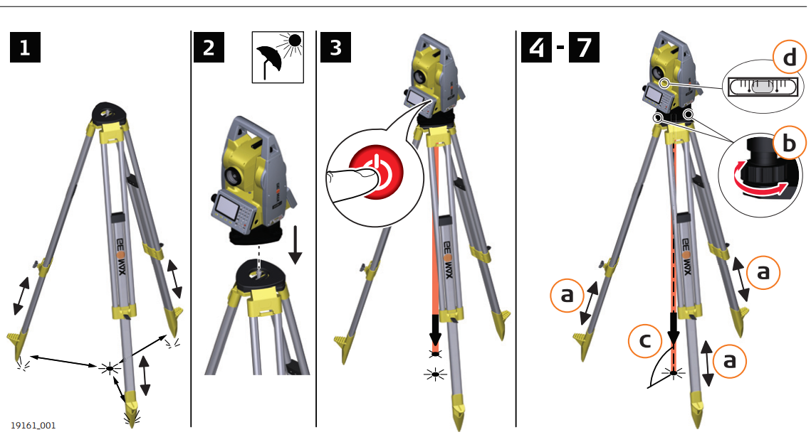 Instrument setup