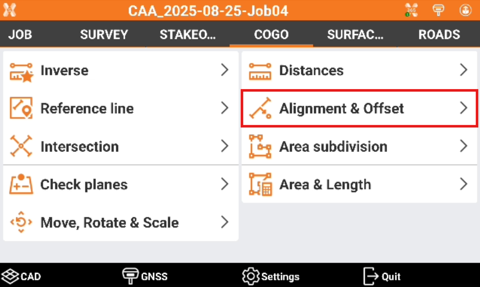 Alignment & offset
